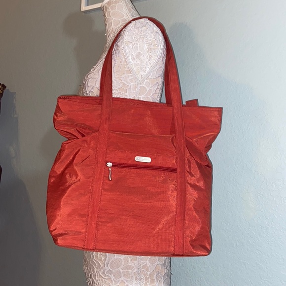Baggallini | Bags | Orangebaggallini Large Nylon Tote Bag Multiple ...
